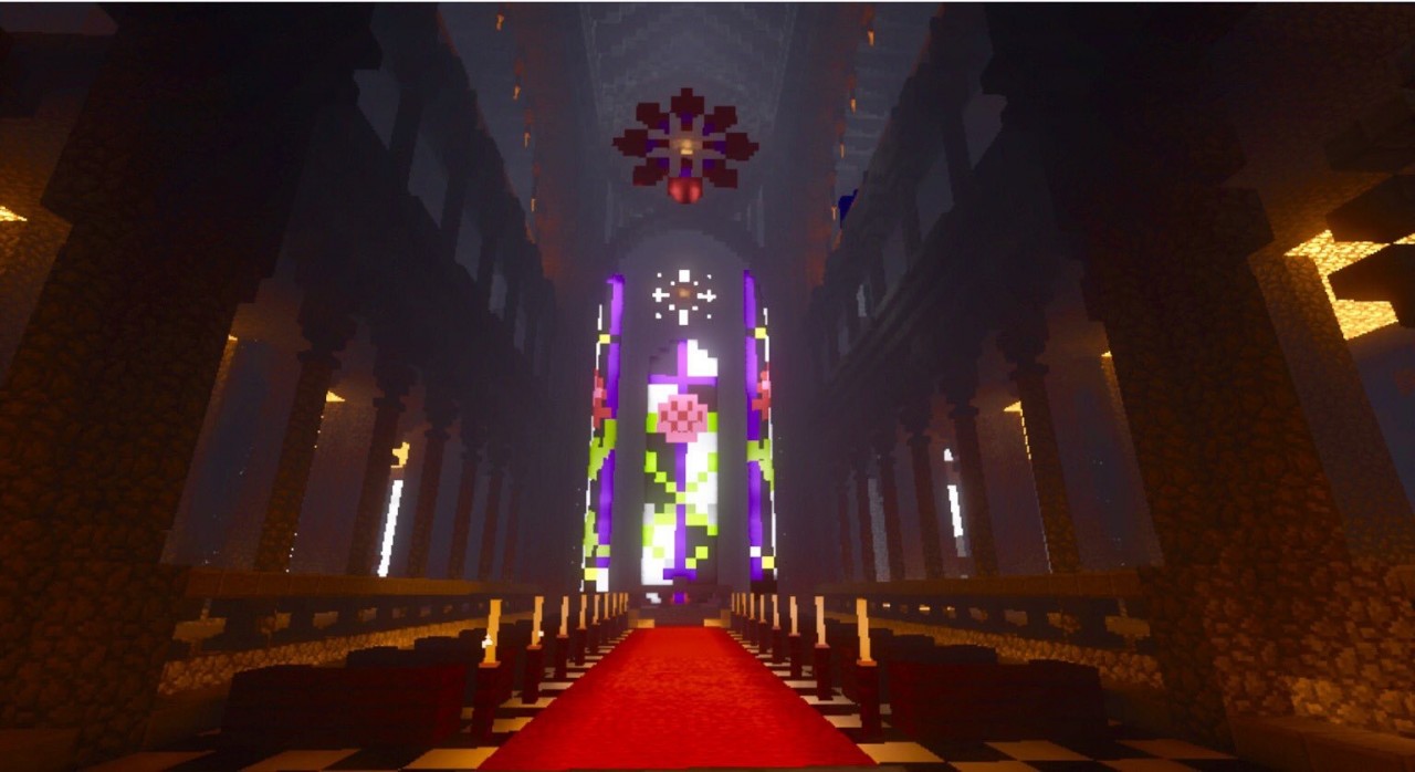 Stained glass Minecraft Map