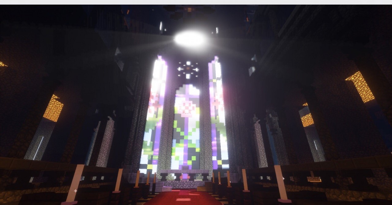 Stained glass Minecraft Map