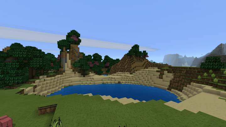 The Okami texture pack for Windows 10 edition Minecraft Texture Pack