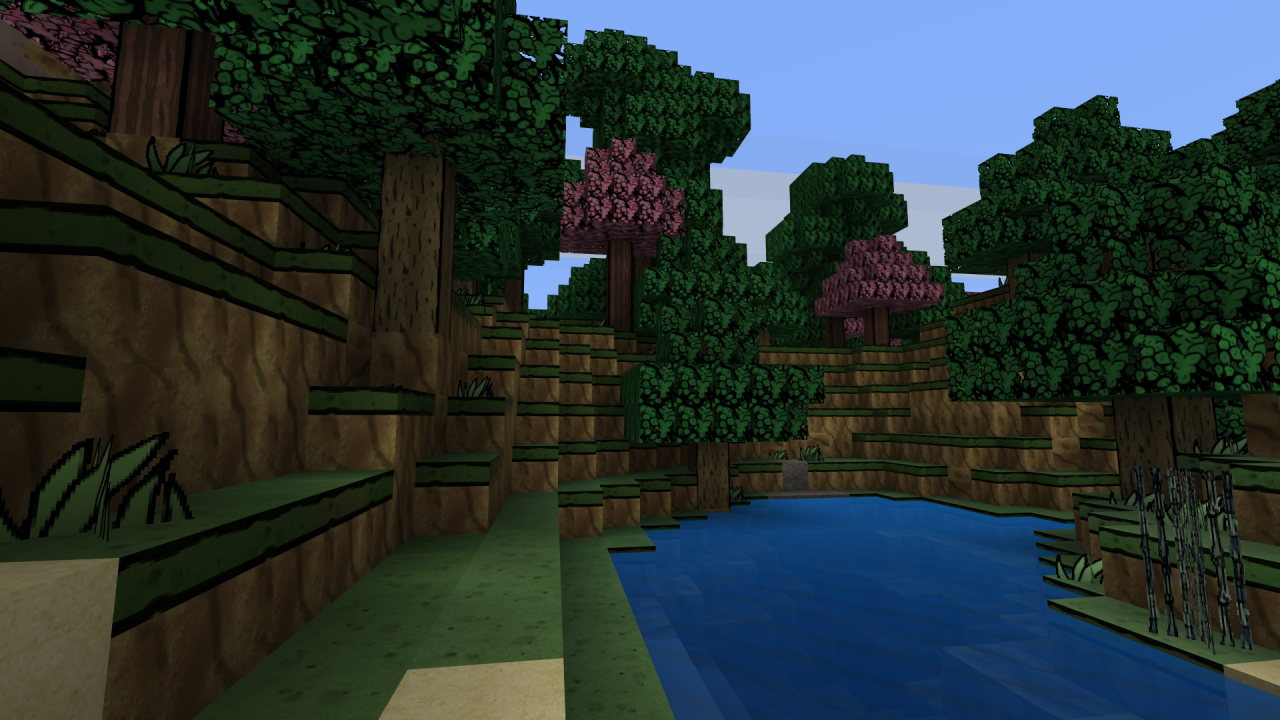 The Okami texture pack for Windows 10 edition Minecraft Texture Pack