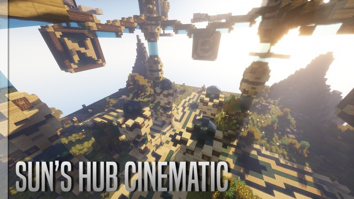 Sun's Hub - Plot Spawn 112x112 Minecraft Map
