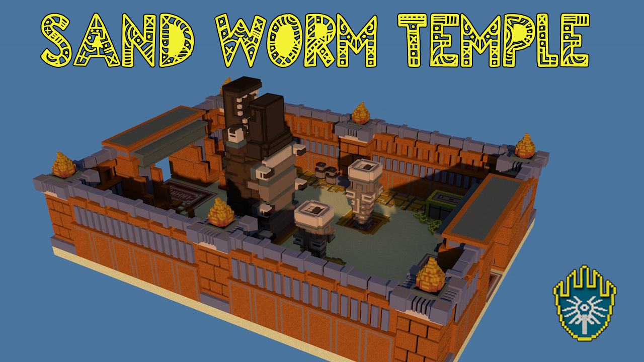 Sand-Worm Temple Minecraft Map