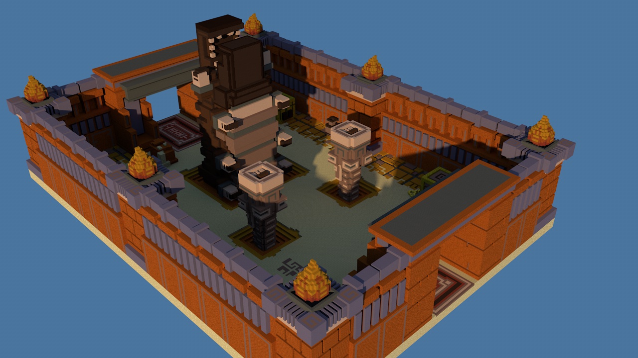 Sand-Worm Temple Minecraft Map