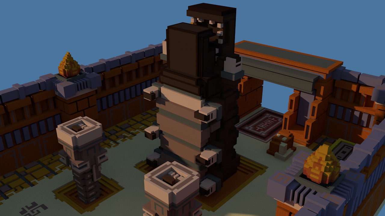 Sand-Worm Temple Minecraft Map