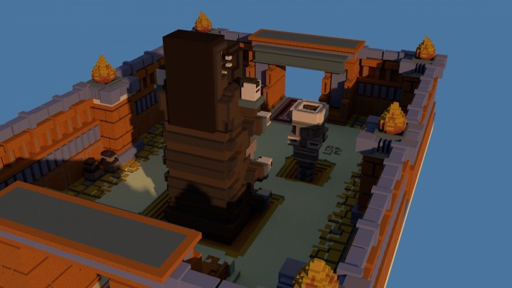 Sand-Worm Temple Minecraft Map