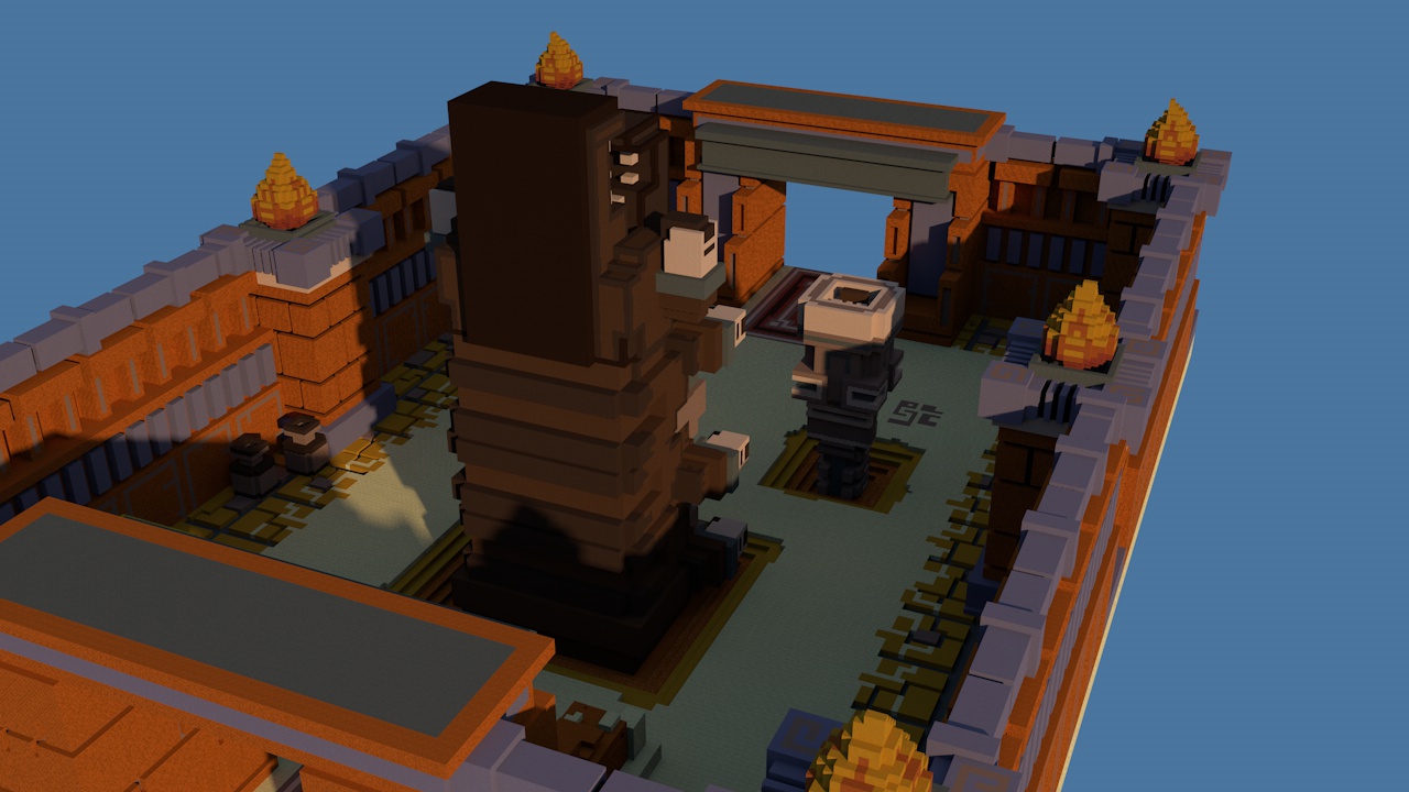 Sand-Worm Temple Minecraft Map