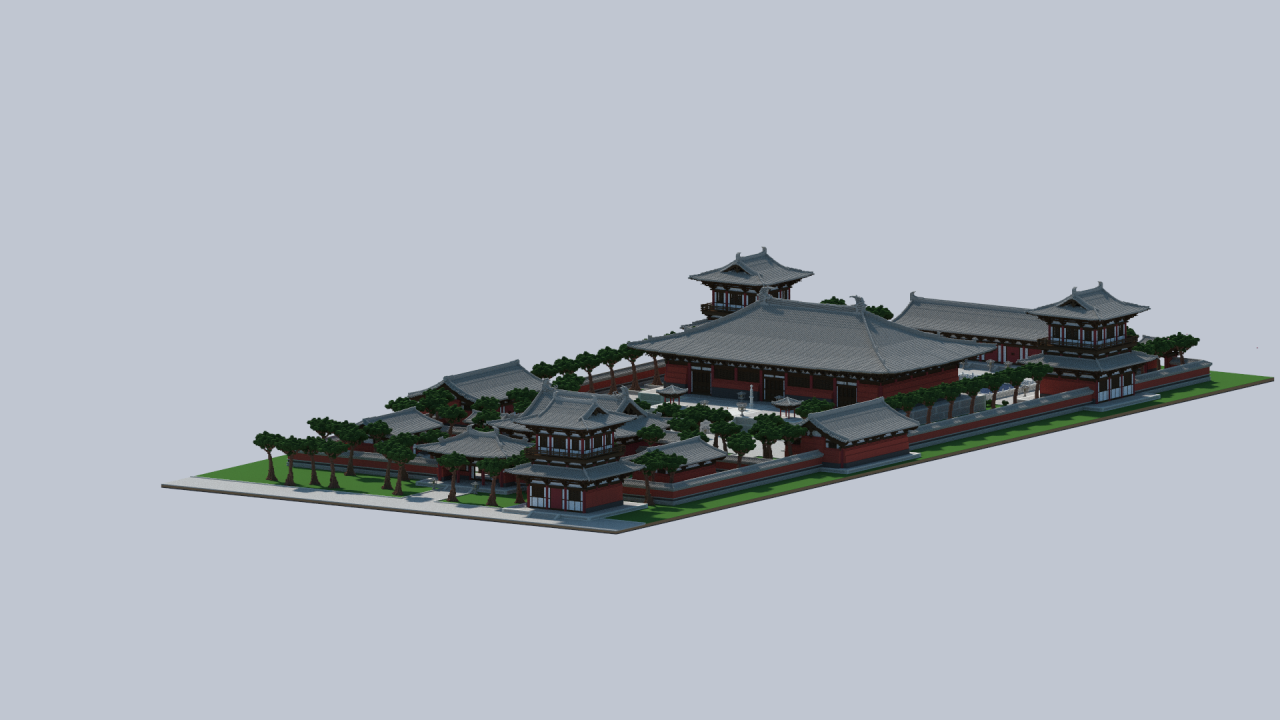 Chinese ancient temple【FengGuoSi】 Minecraft Map