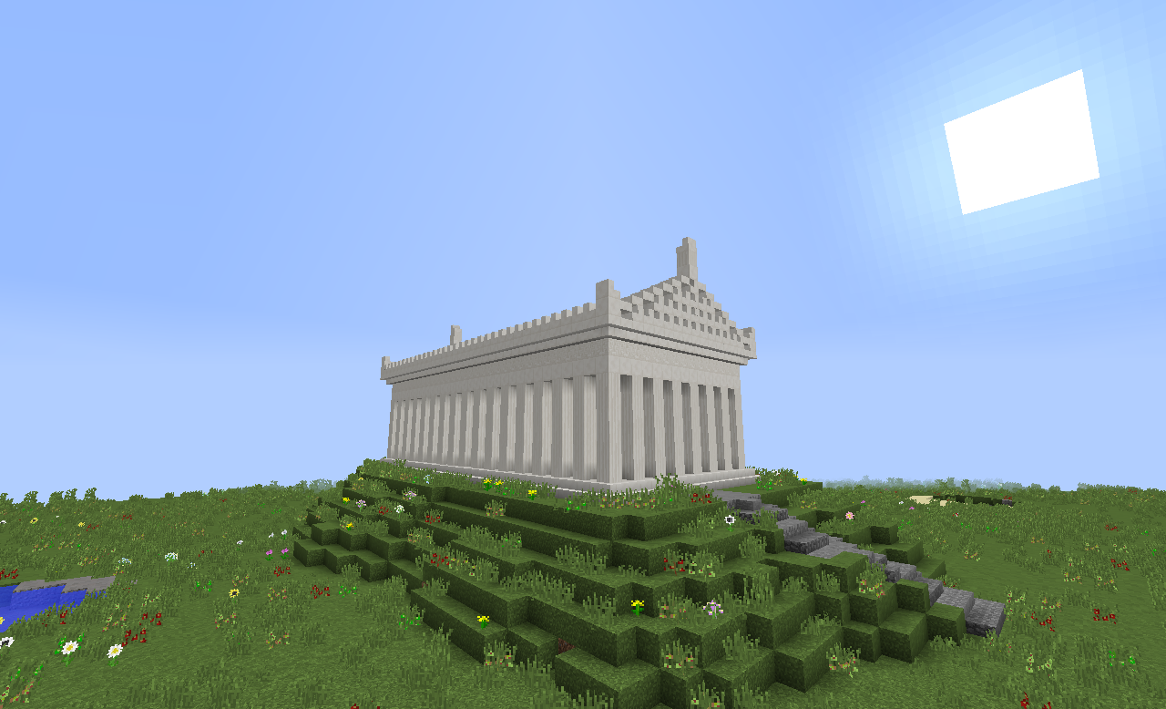 Parthenon Temple Minecraft Map