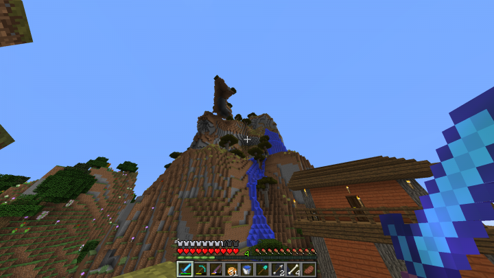 Build on a mountain? Minecraft Map