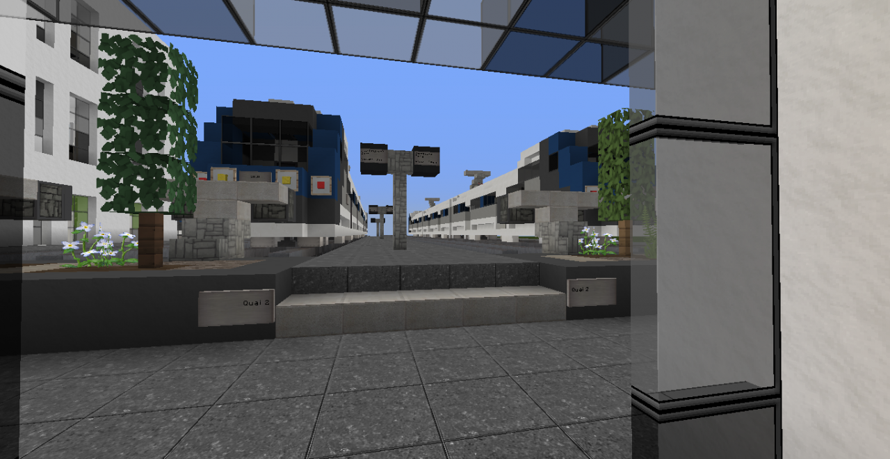 Gare moderne / Modern Station Minecraft Map