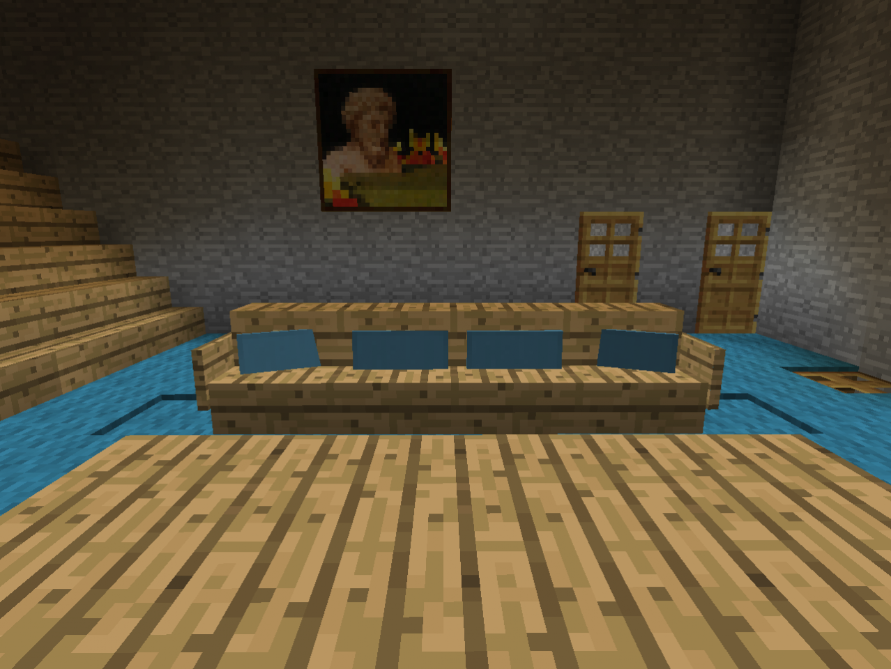 Under ground house Minecraft Map