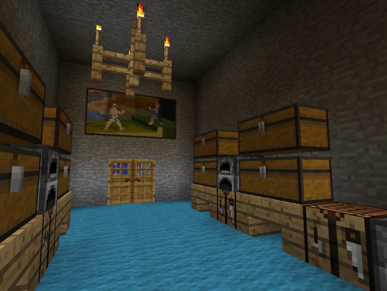 Under ground house Minecraft Map