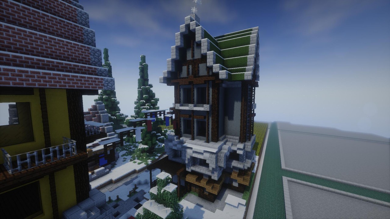 Small Town plotbuild (Cubed Creative Server) Minecraft Map
