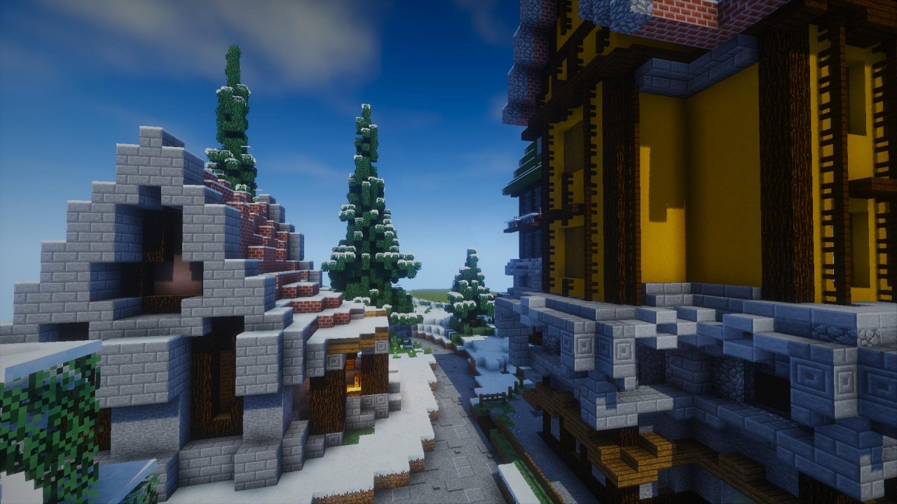 Small Town plotbuild (Cubed Creative Server) Minecraft Map