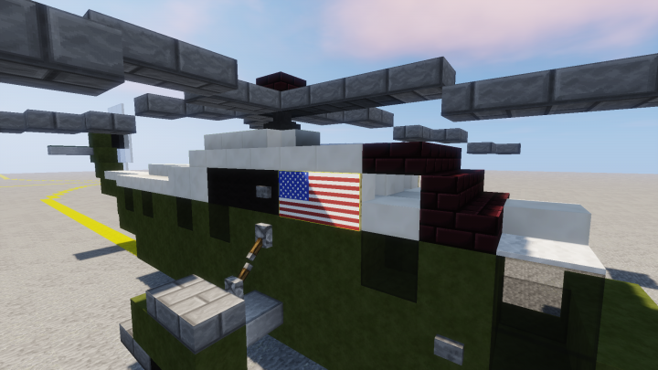 Sikorsky VH-3D "Marine One" 1,5:1 Minecraft Map