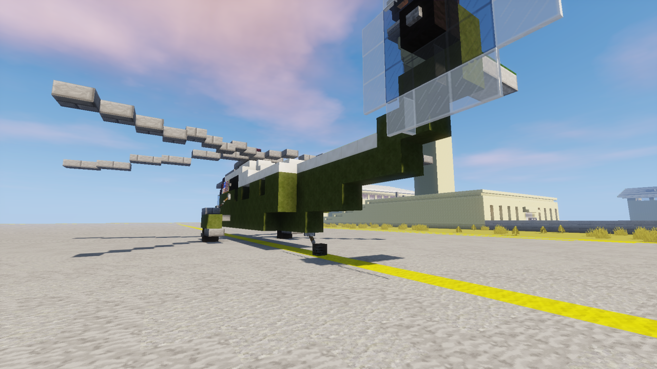 Sikorsky VH-3D "Marine One" 1,5:1 Minecraft Map