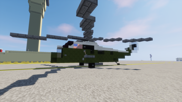 Sikorsky VH-3D "Marine One" 1,5:1 Minecraft Map