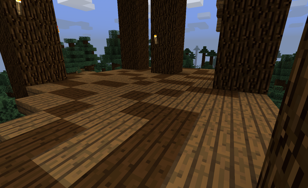 Tree village Minecraft Map