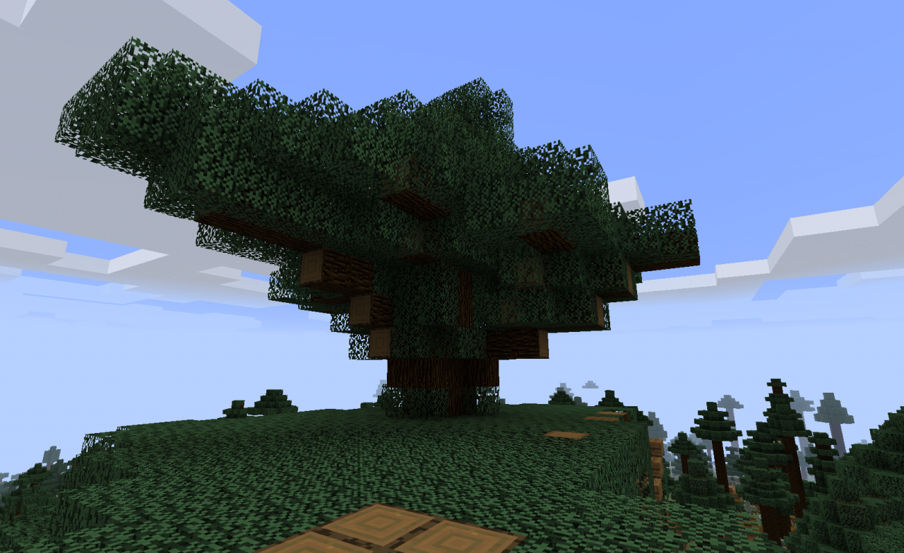 Tree village Minecraft Map