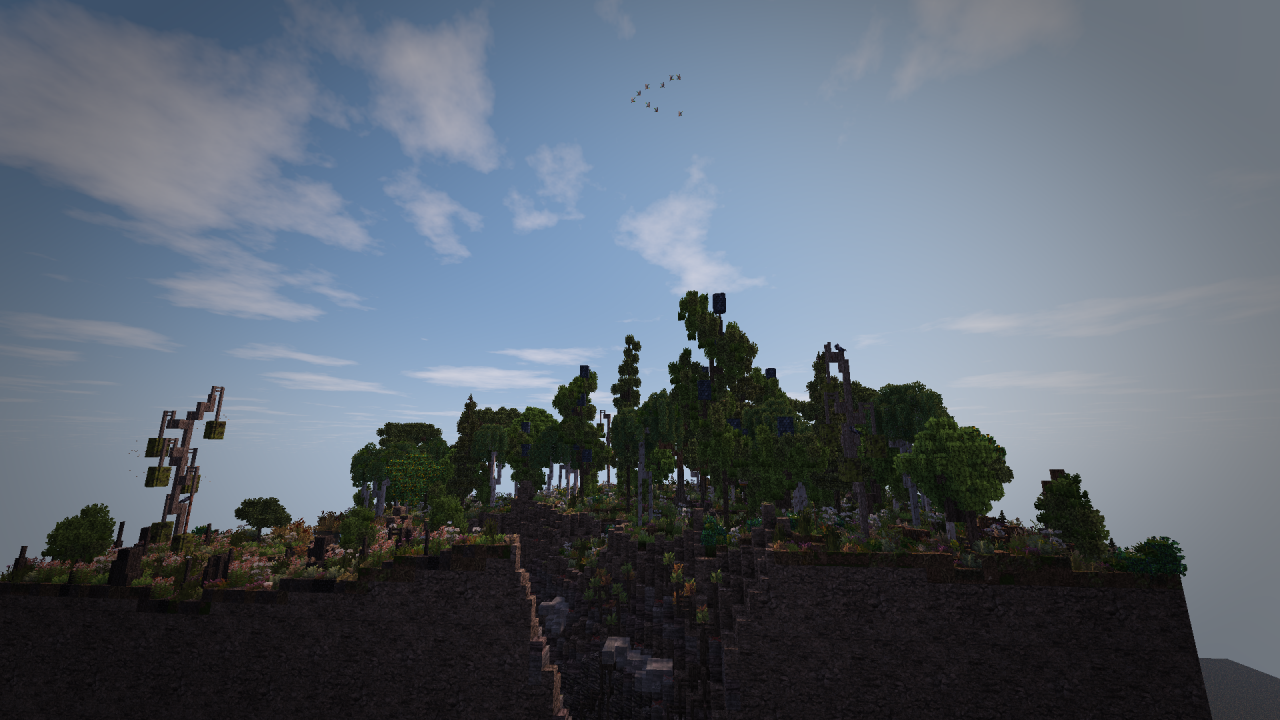 Open fantasy forest Minecraft Map