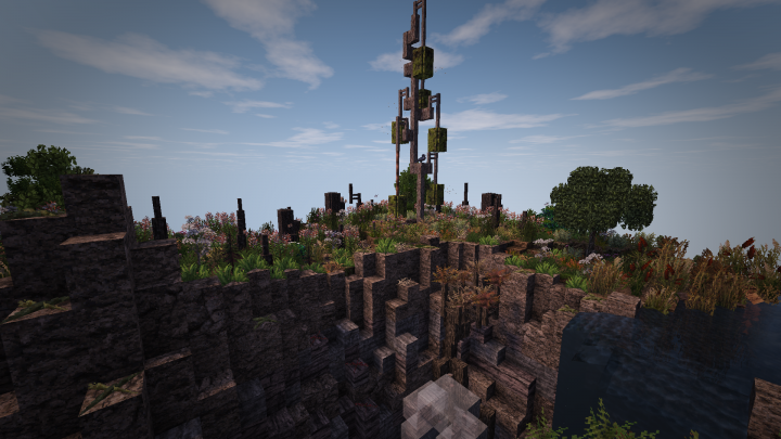 Open fantasy forest Minecraft Map