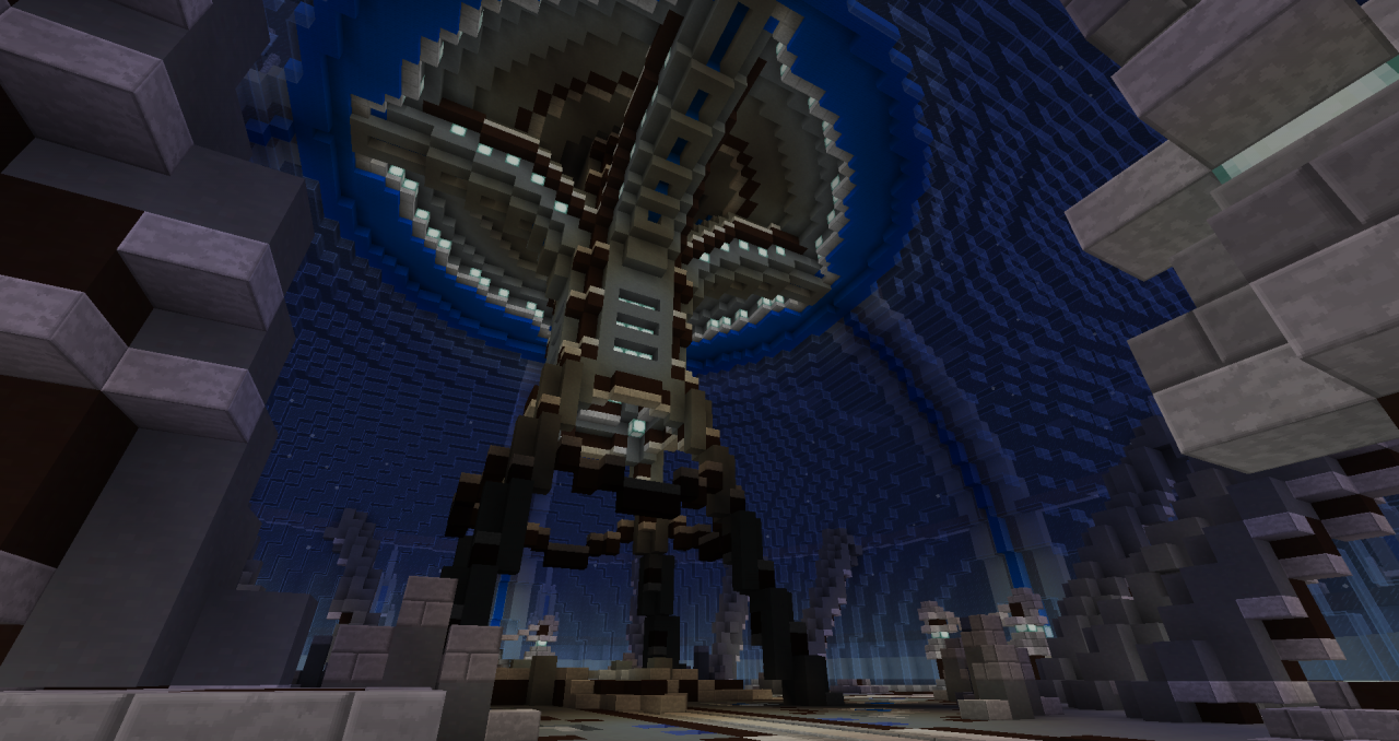 Sci-Fi Spaceship Minecraft Map