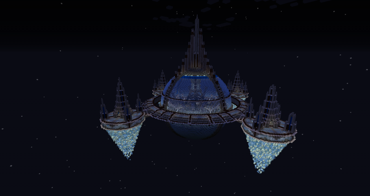 Sci-Fi Spaceship Minecraft Map
