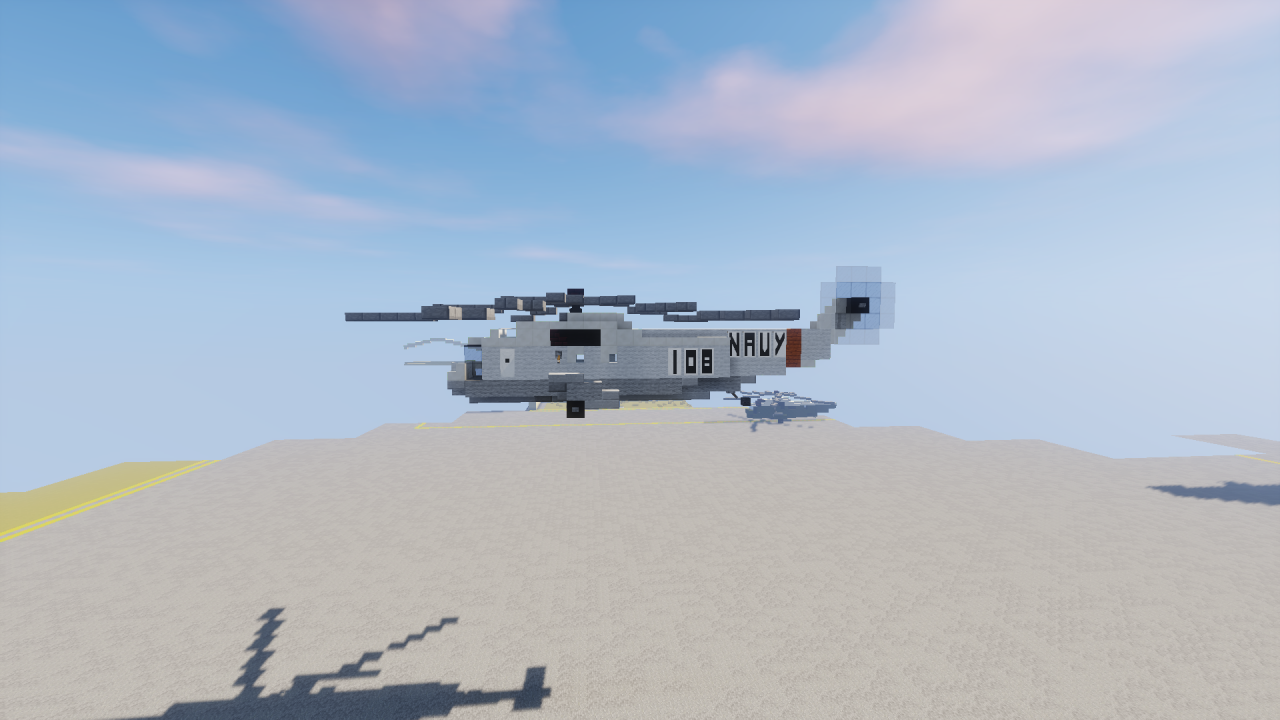 Sikorsky SH-3 Sea King U.S. NAVY 1,5:1 Minecraft Map