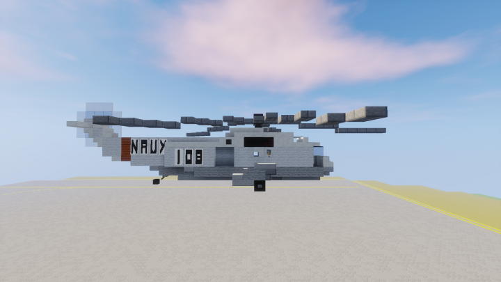 Sikorsky SH-3 Sea King U.S. NAVY 1,5:1 Minecraft Map