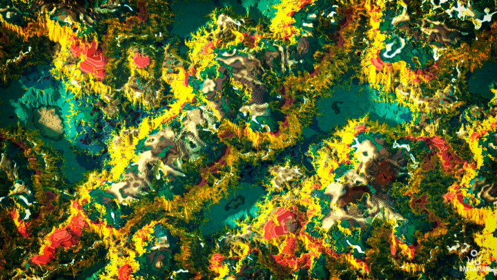 Psychedelic Terrain Bundle Minecraft Map
