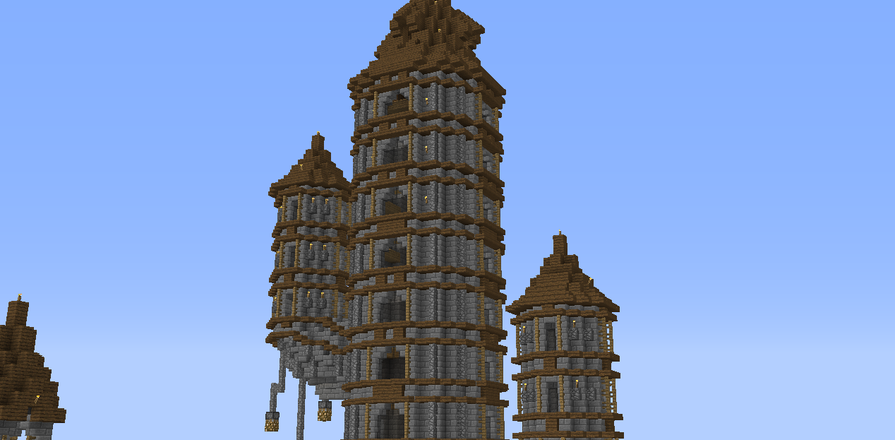 Wizard Tower w/ Castle Minecraft Map