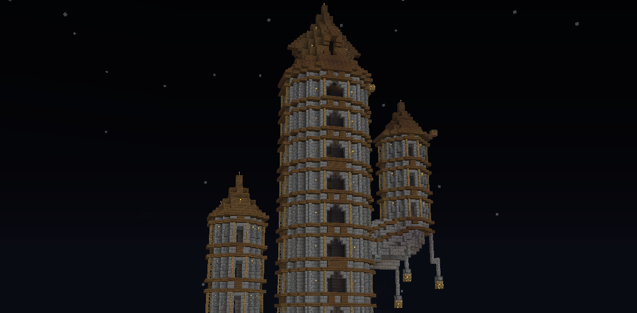 Wizard Tower w/ Castle Minecraft Map