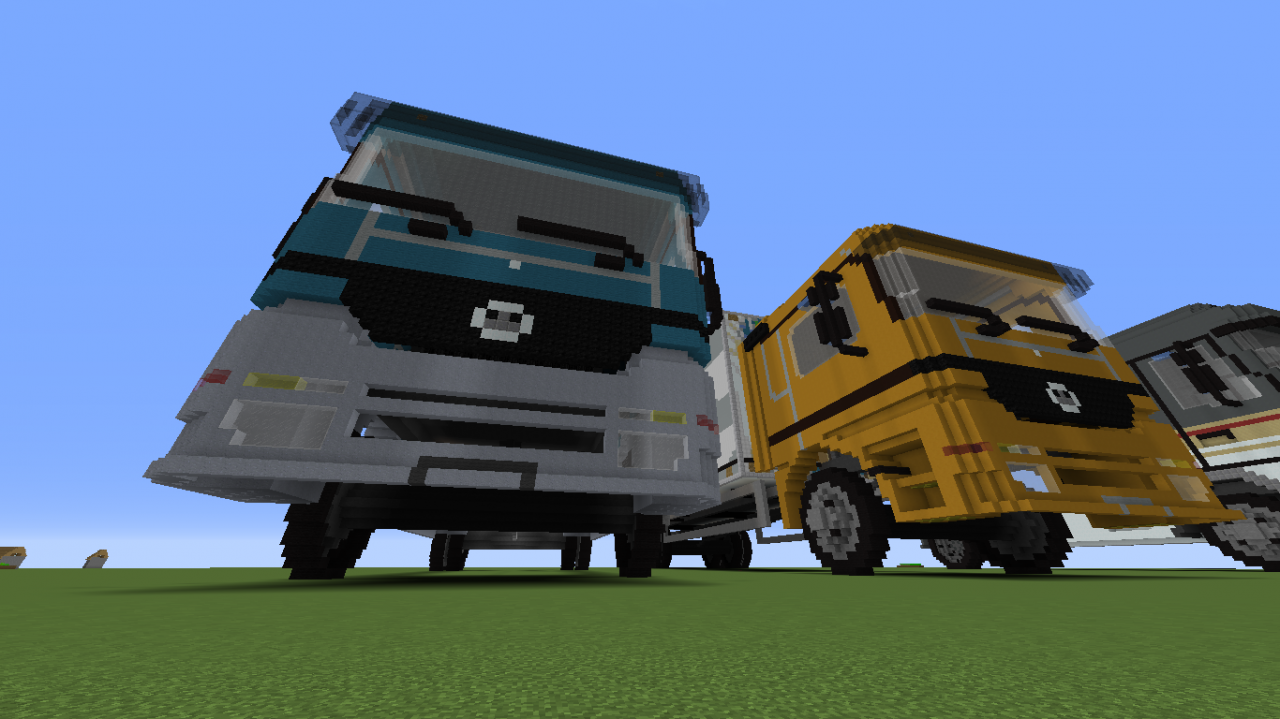 Mercedes Benz Actros MP1 - King of the Road/Hard Truck 2 Minecraft Map