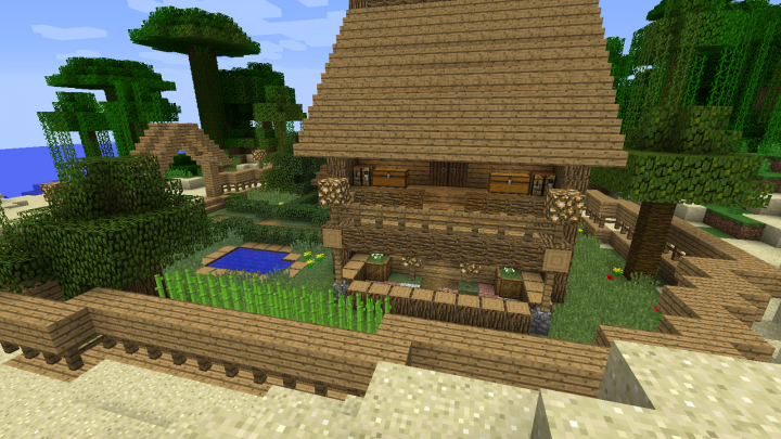 wooden cozy house by PAMC Minecraft Map