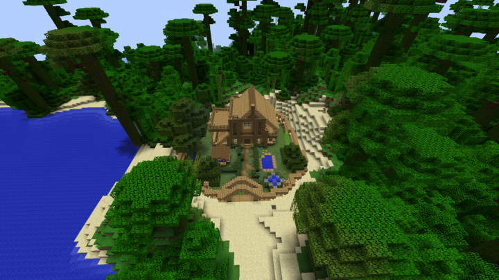 wooden cozy house by PAMC Minecraft Map