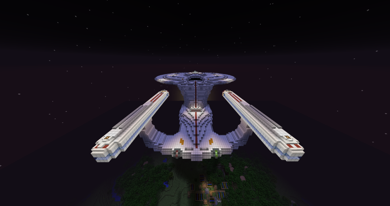 StarShip Enterprise TNG edition Minecraft Map