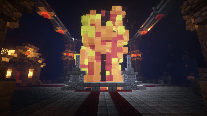 Volcano Fire Temple Minecraft Map