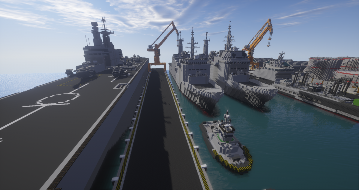 Navy port V.2 Minecraft Map