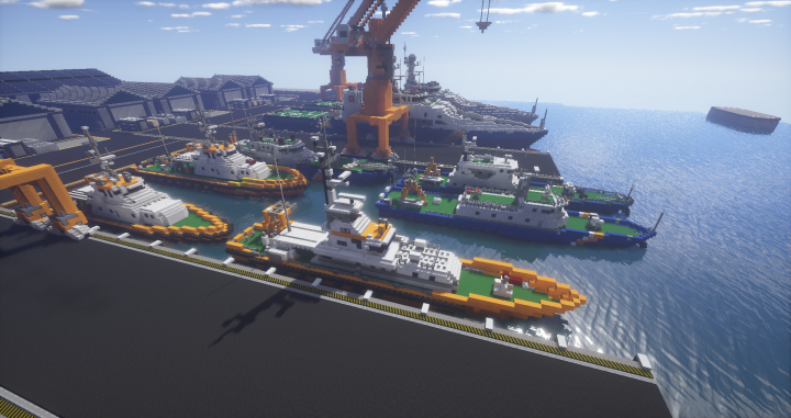 Navy port V.2 Minecraft Map