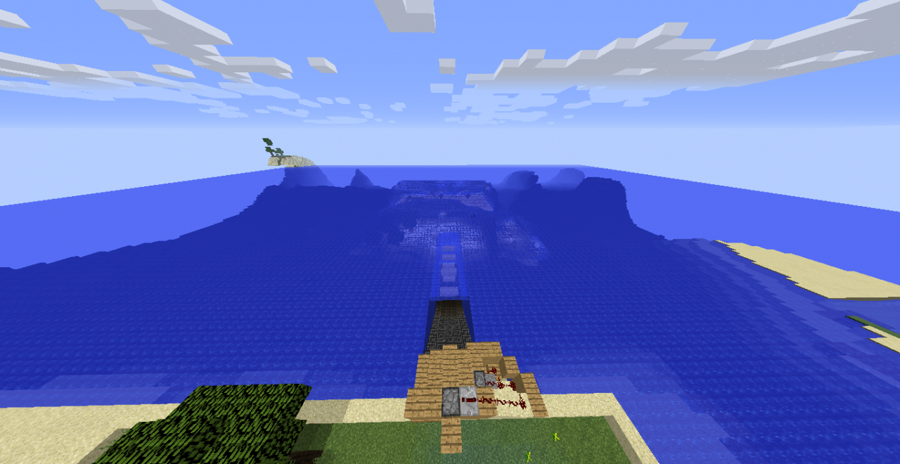under water redstone house Minecraft Map