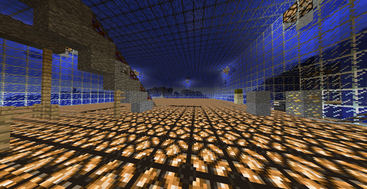 under water redstone house Minecraft Map