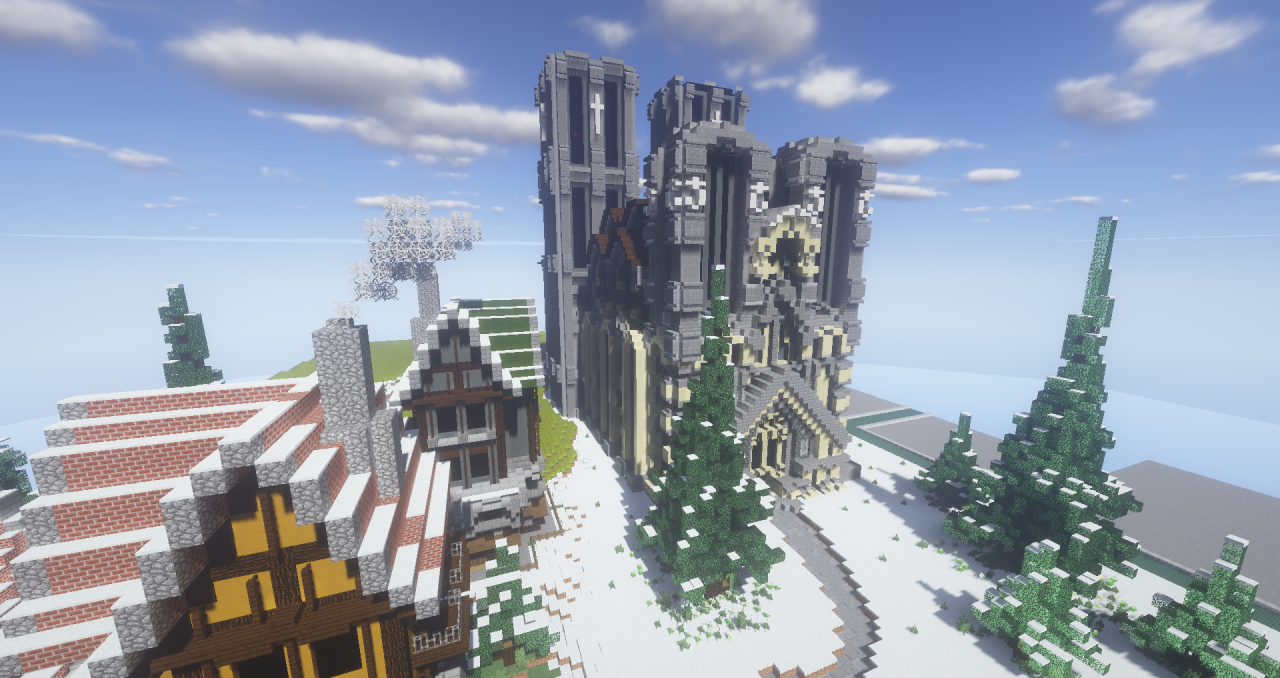 Small Town plotbuild (Cubed Creative Server) Minecraft Map