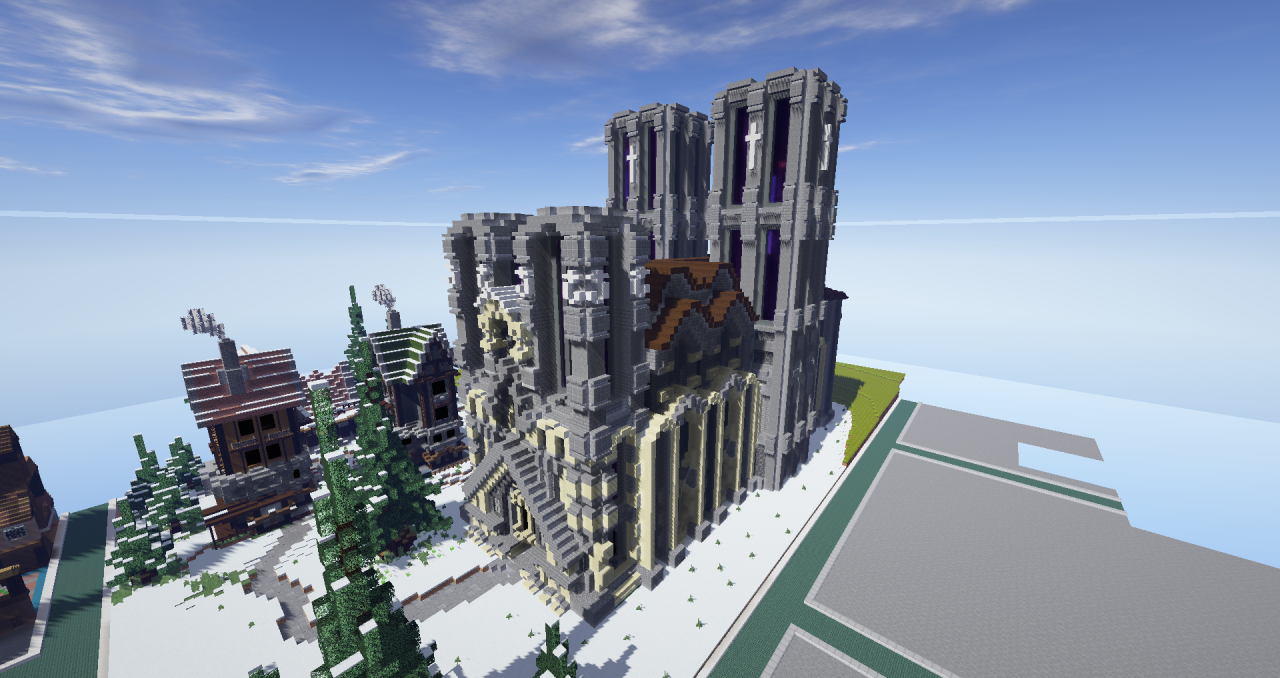 Small Town plotbuild (Cubed Creative Server) Minecraft Map