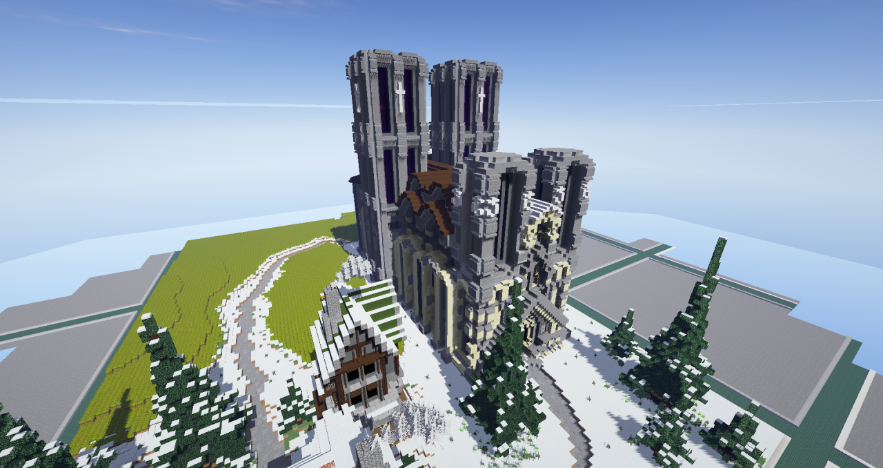 Small Town plotbuild (Cubed Creative Server) Minecraft Map