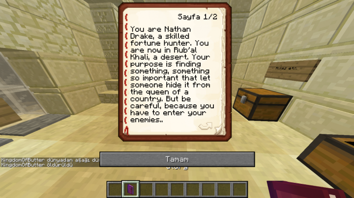 Uncharted 3 Map By Butter Minecraft Map