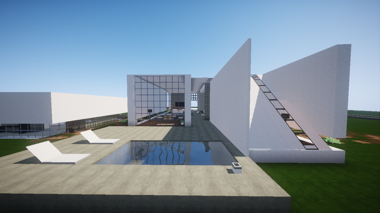 Shapes House by DE GANTE Arquitectos. Minecraft Map