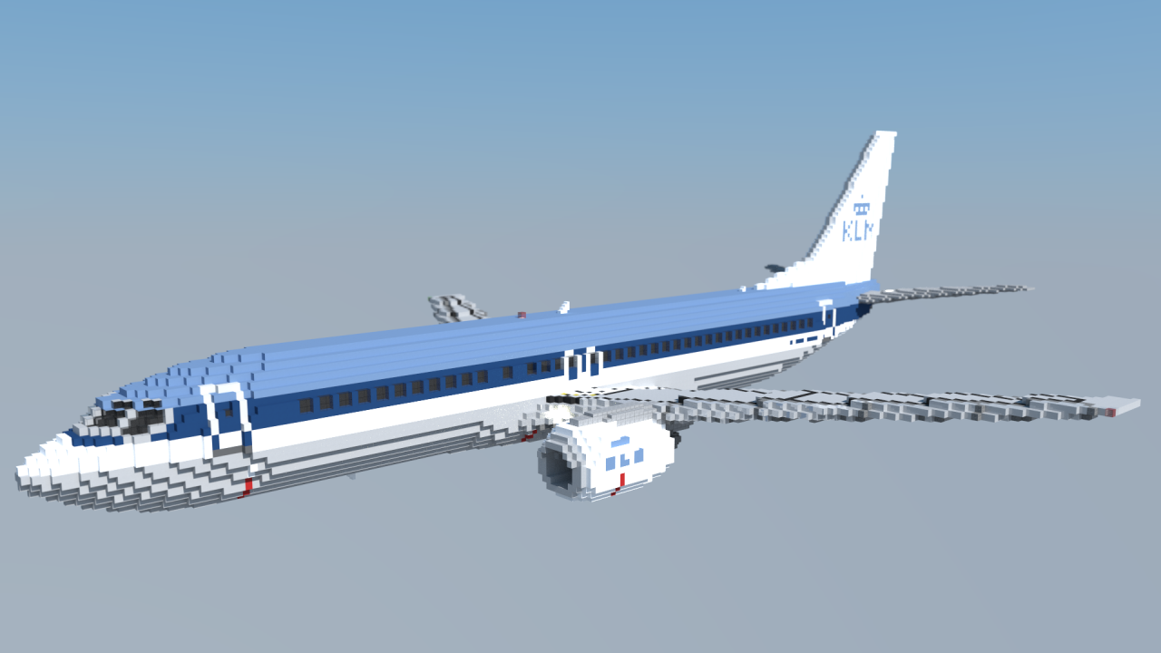 Boeing 737-700/-800 [5:1 Scale] Minecraft Map