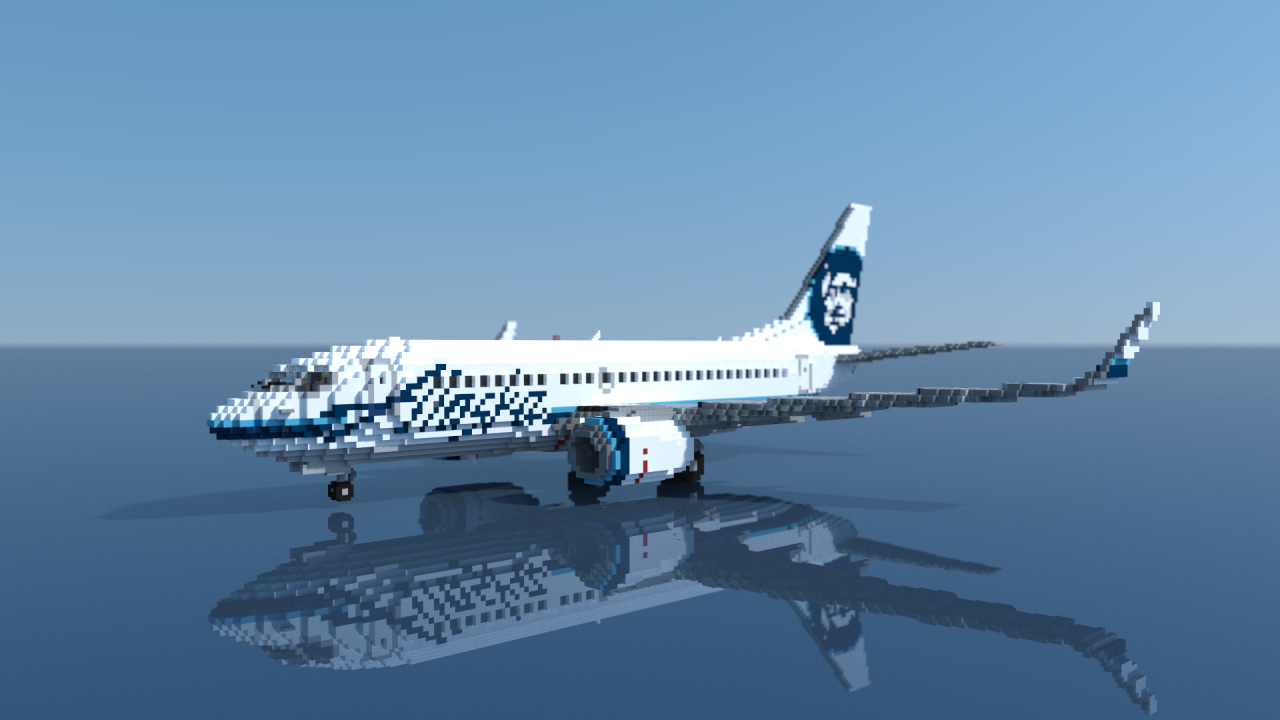 Boeing 737-700/-800 [5:1 Scale] Minecraft Map