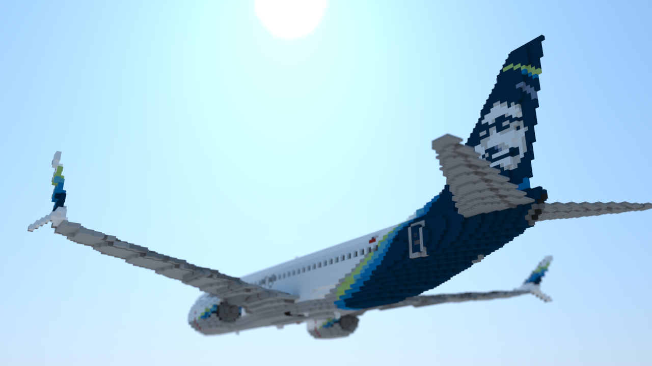 Boeing 737-700/-800 [5:1 Scale] Minecraft Map