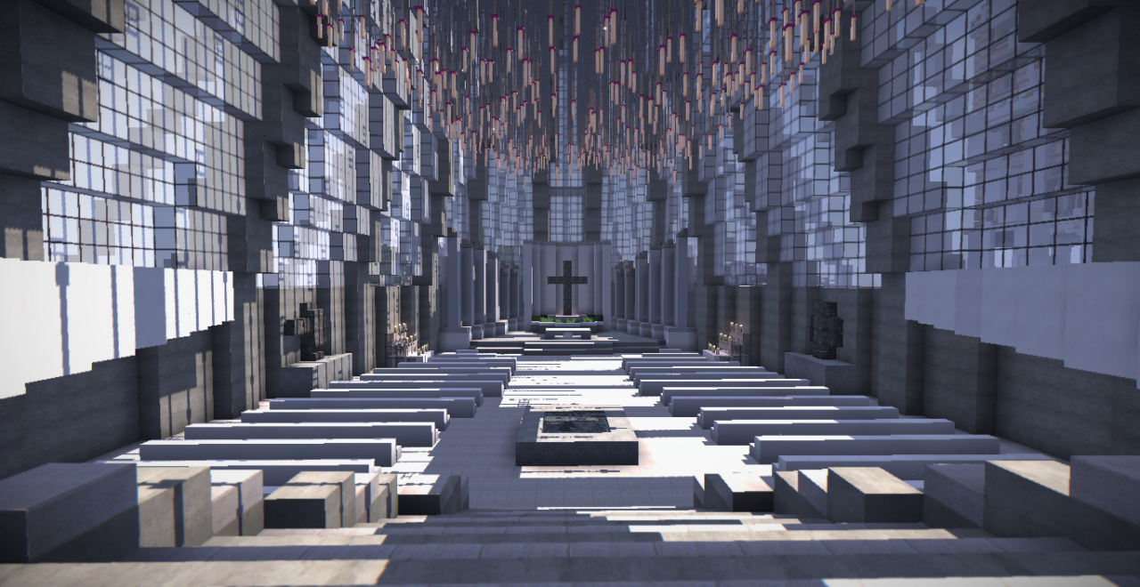 Modern church Minecraft Map